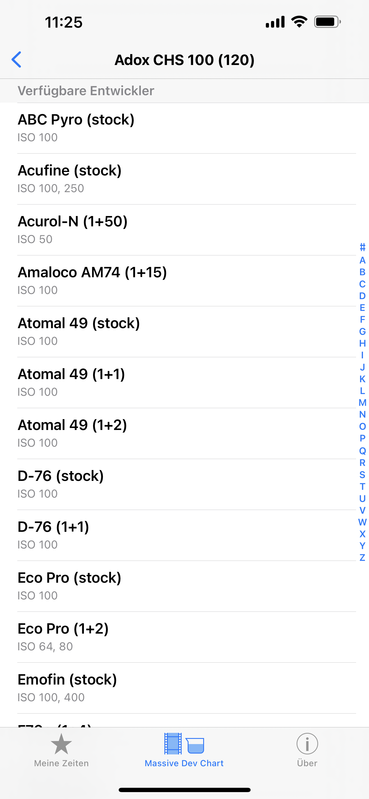 App „The Massive DEV Chart“ – altglasfieber.de